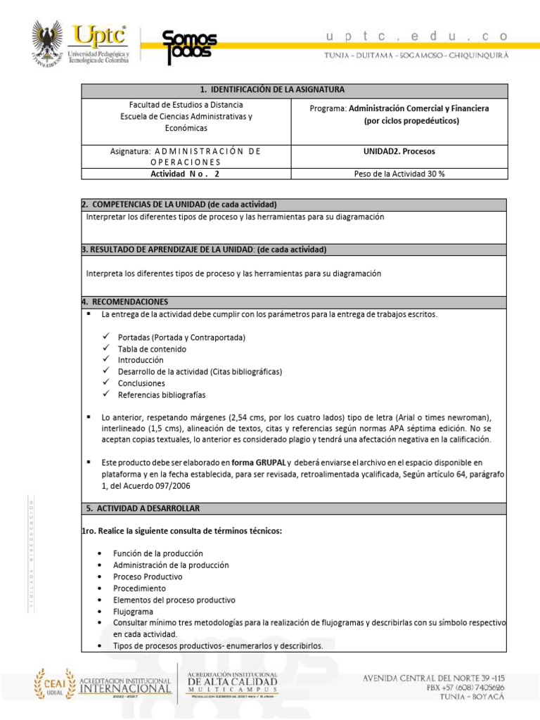 Actividad 2 - Operaciones CyF - I-2024 | PDF