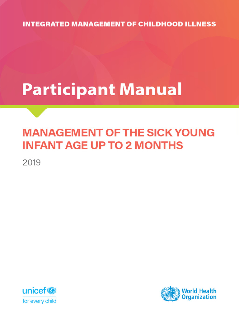 IMCI MANUAL FOR SICK INFANT TO 2 MOS-eng | PDF | Childbirth | Virology