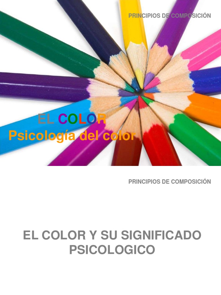 4 Color Psicologia Del Color | PDF | Rojo | Color