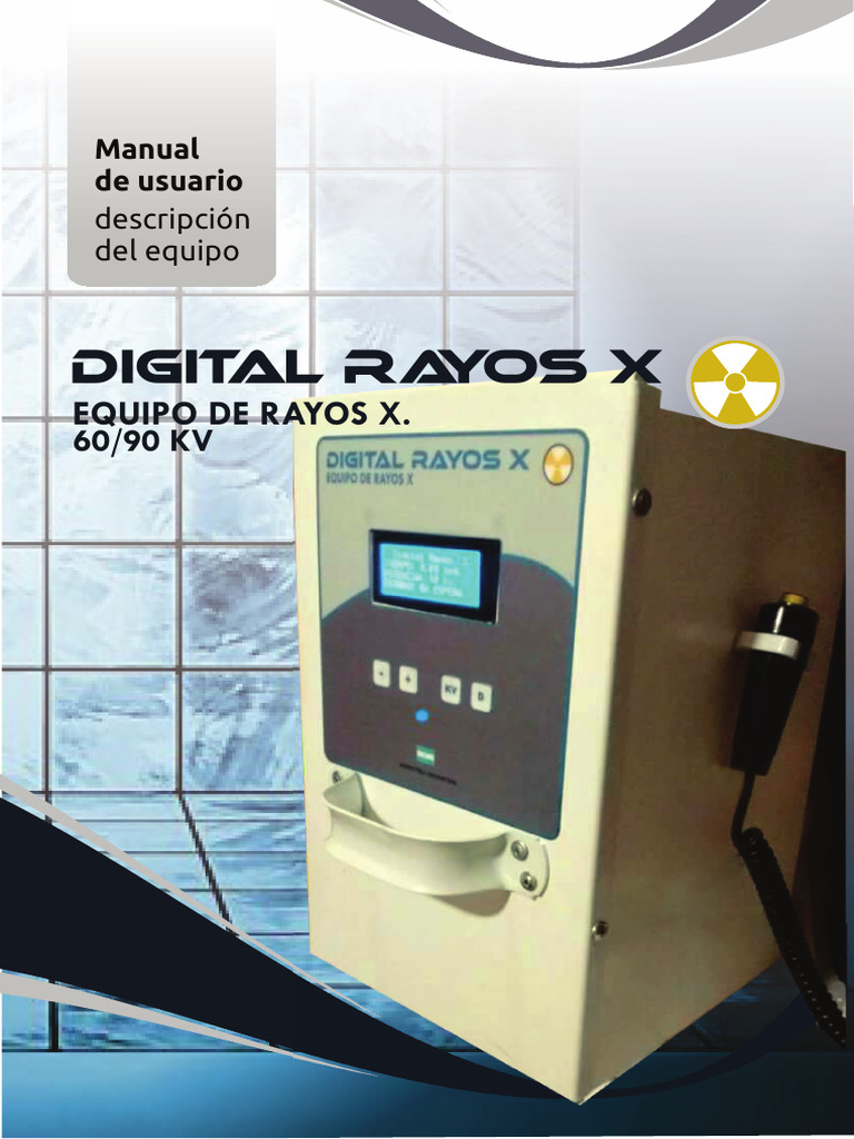 Manual de Uso del Equipo Digital Rayos X | PDF | Rayo X | Imagen