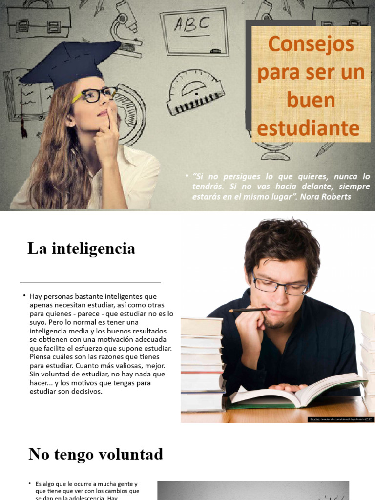 Consejos para ser un buen estudiante | PDF