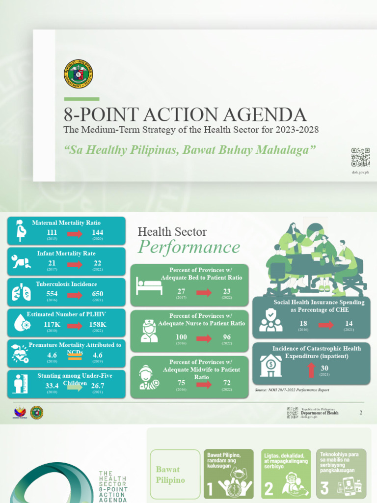 8-Point Action Agenda for Health 2023-2028 | PDF | Health Care | Medicine