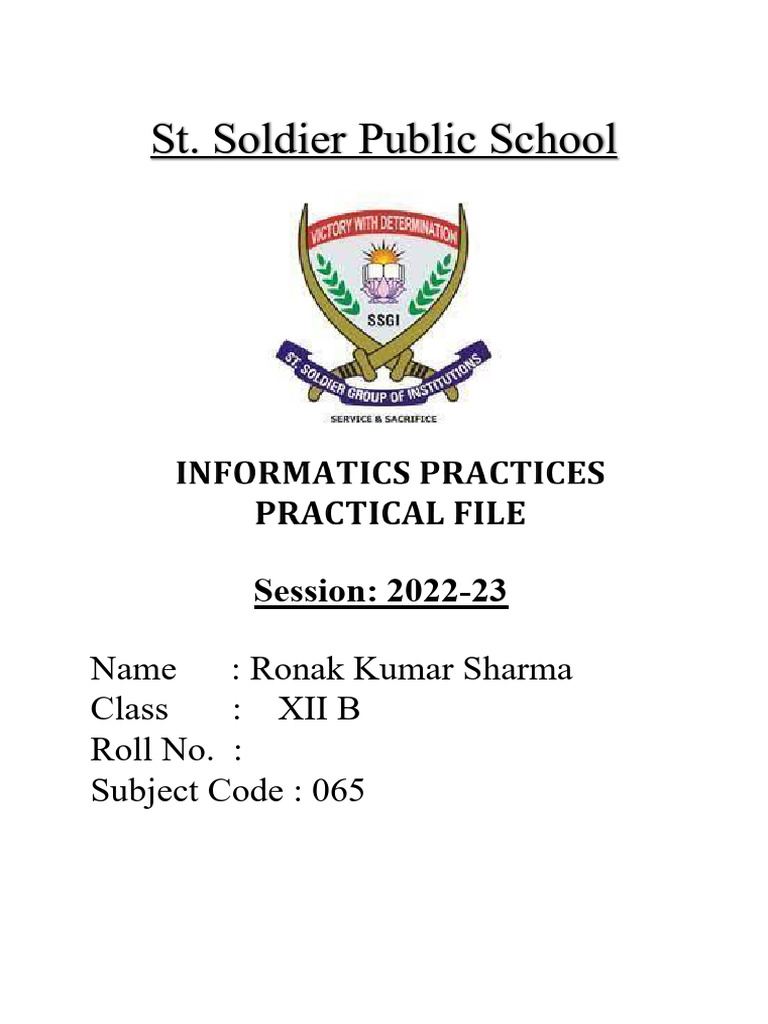 Project FileRonak IP | PDF | Data Management Software | Data Analysis