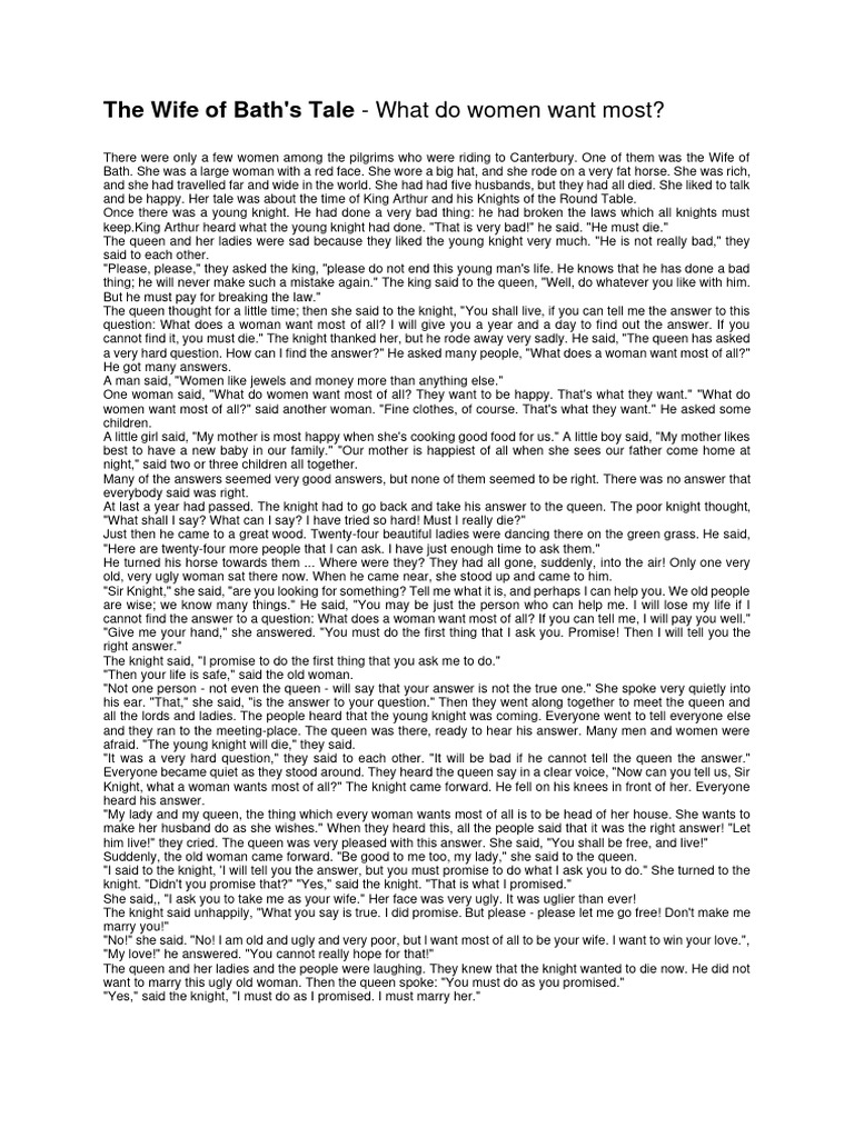 What Do Women Want Most | PDF