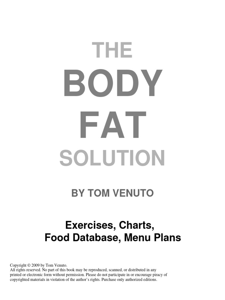 The Body Fat Soluion Book | PDF | Anatomical Terms Of Motion | High ...