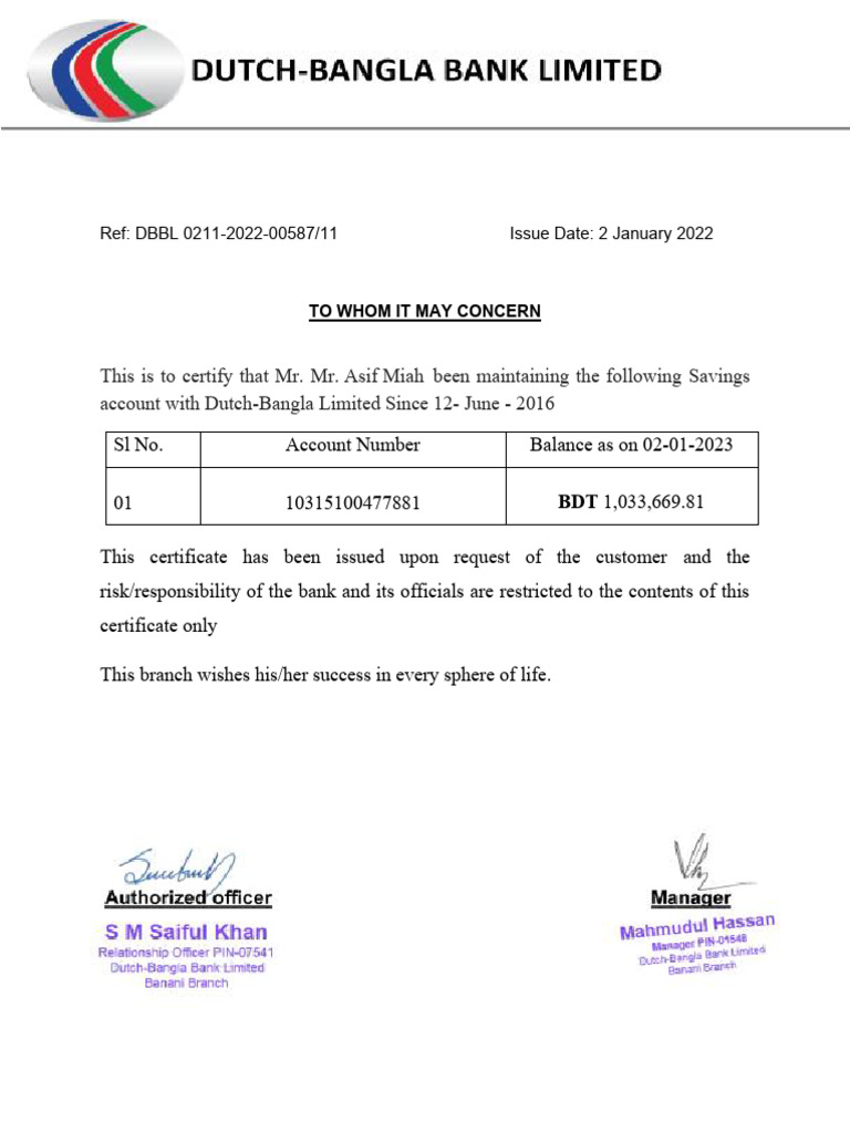 Dutch Bangla Bank | PDF | Banks | Cash