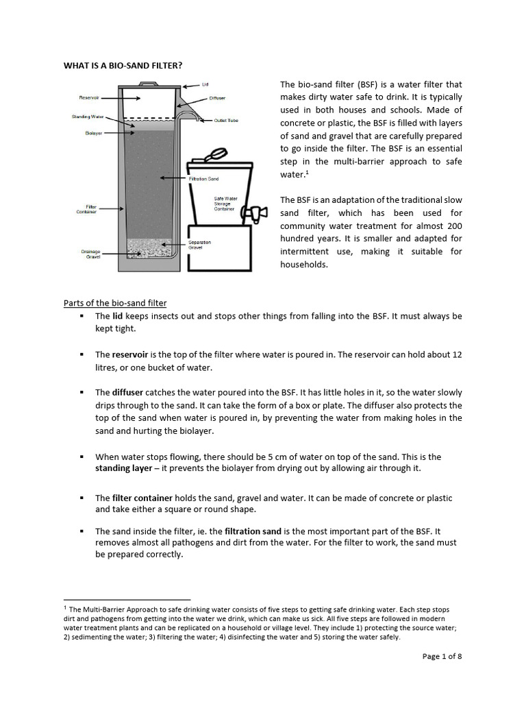 BSF Definition and Installation Guide | Download Free PDF | Filtration ...