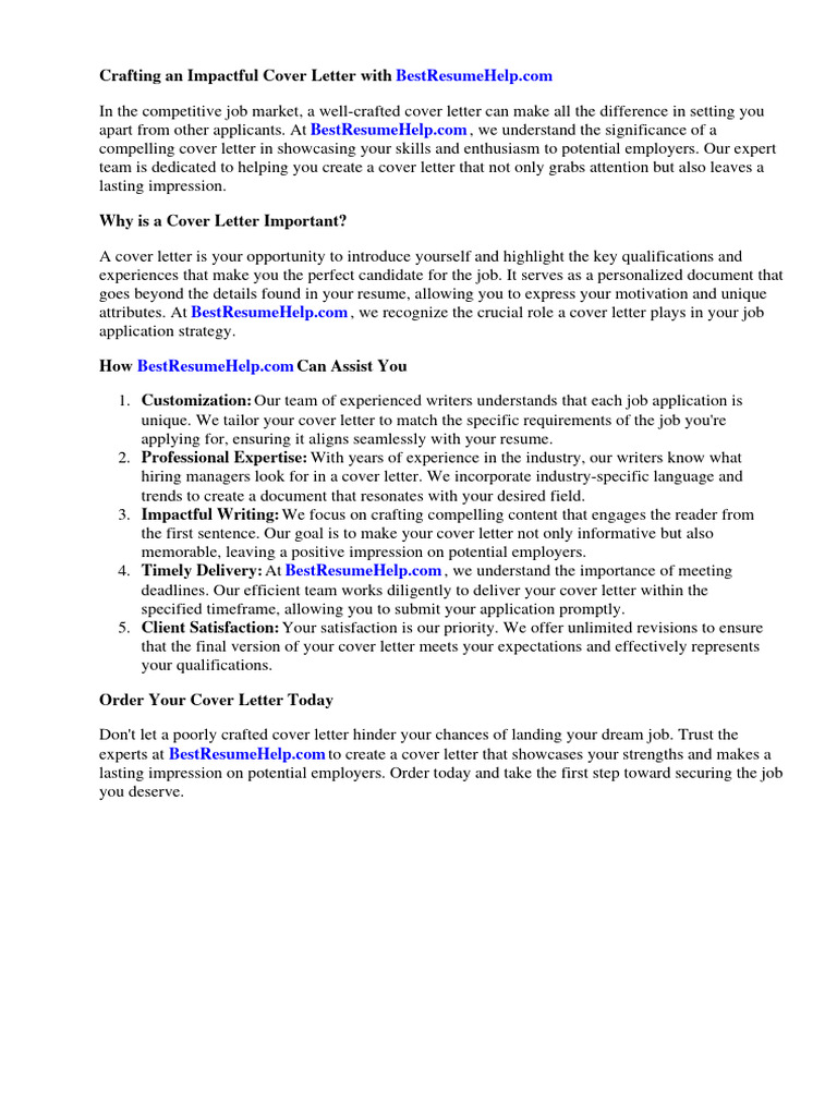 Cover Letter Work Visa Application | PDF