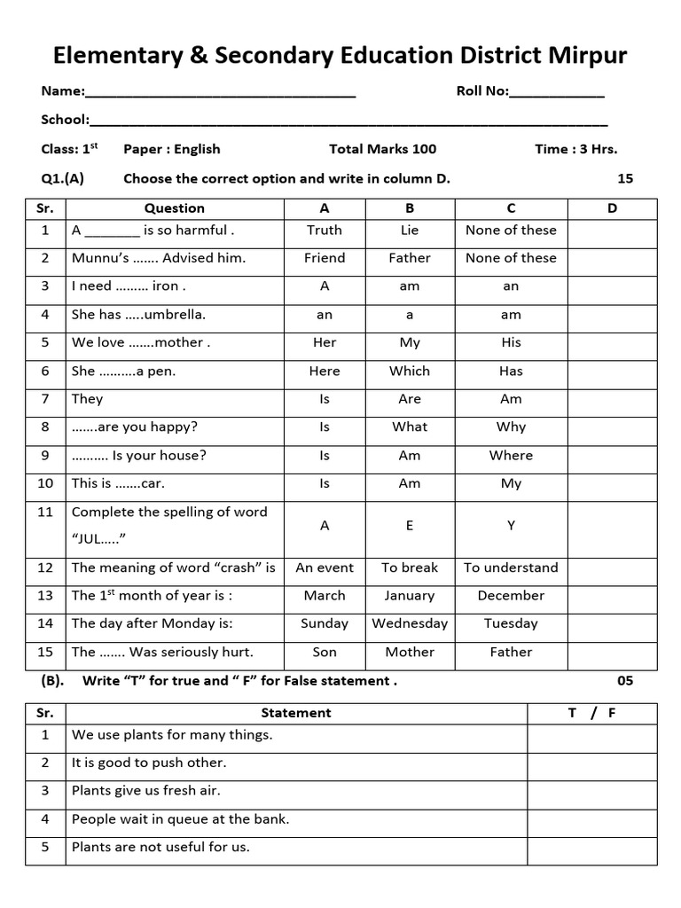 1st English | PDF | Linguistics