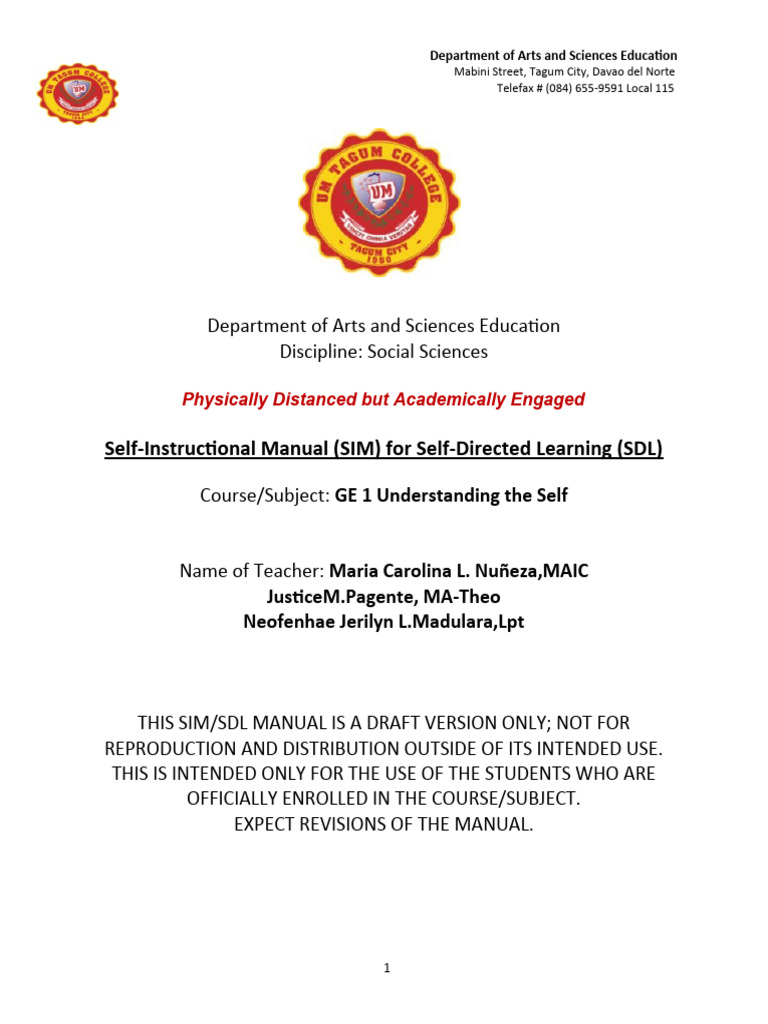 Reading Mat Assignment | PDF | Self Concept | Self