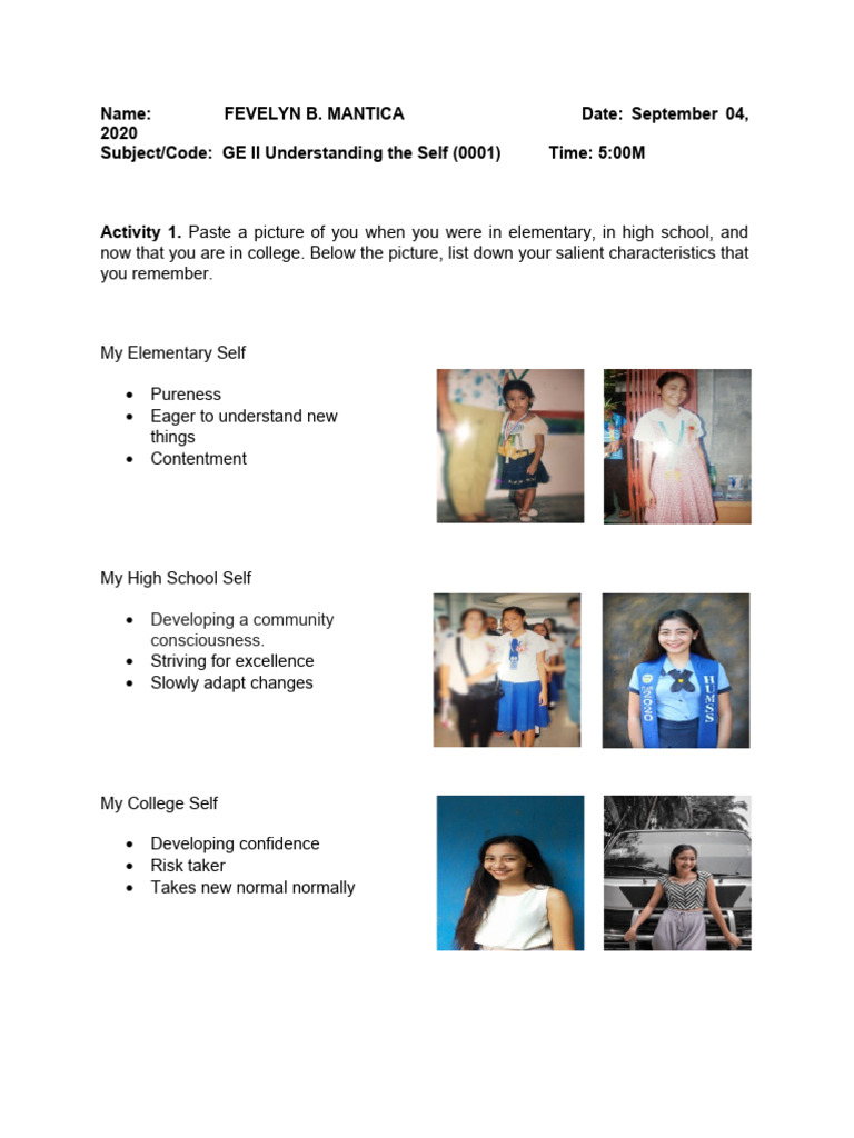 Ge 1 Assignment 2 | PDF | Mind | Cognitive Psychology