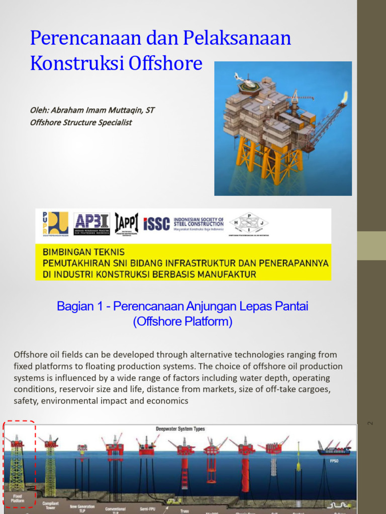 Perencanaan Dan Pelaksanaan Konstruksi Offshore | PDF | Offshore Wind Power | Offshore Drilling