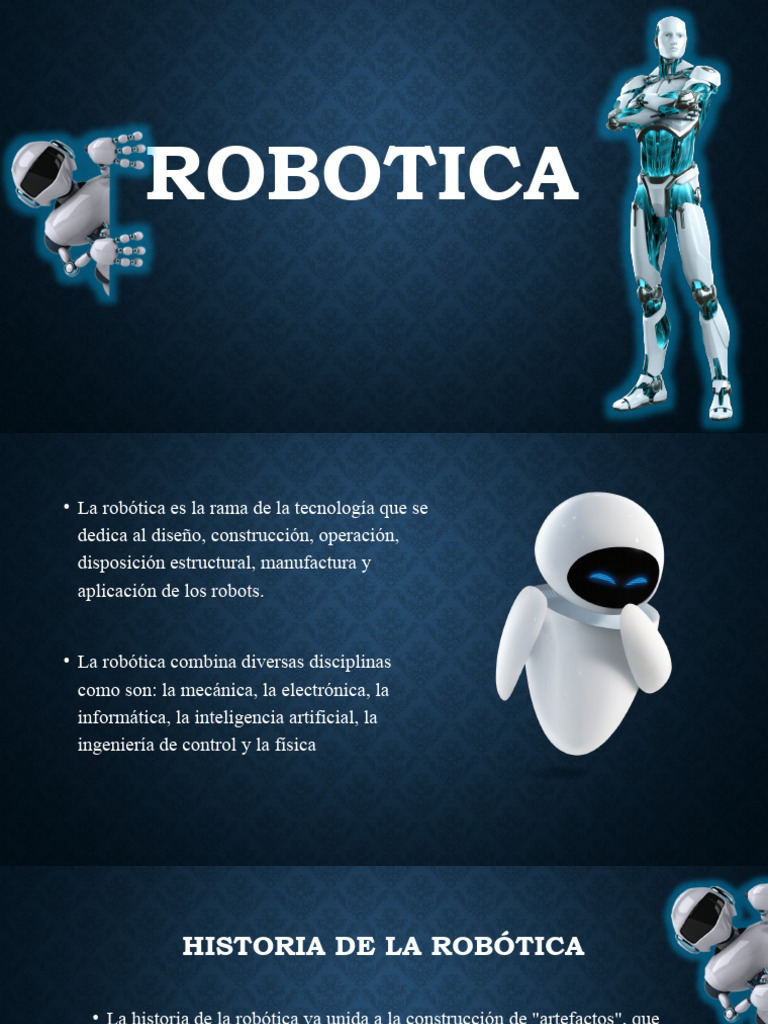 Historia y Generaciones de Robots | PDF