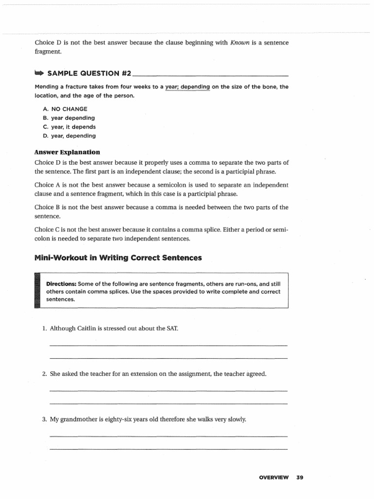 Writing Correct Sentences | PDF | Grammar | Language Mechanics