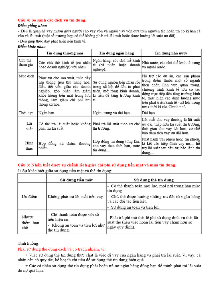 Giai de Cuong Cau 3 Va 4 | PDF