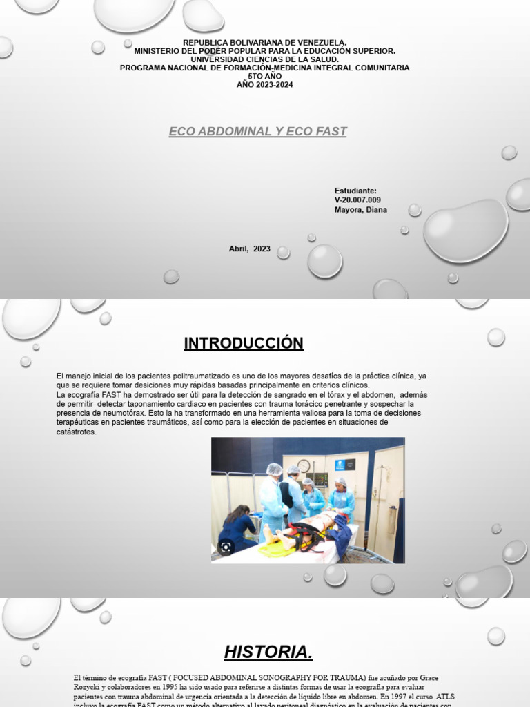 Eco Fast Diana | PDF | Ultrasonido médico | Ultrasonido