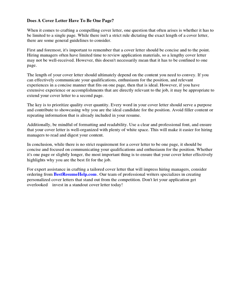 Optimal Cover Letter Length Guide | PDF | Résumé | Recruitment
