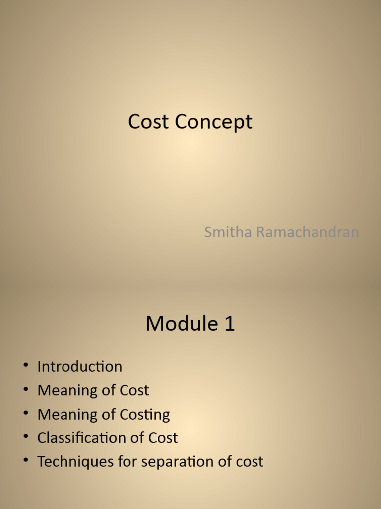 Cost Concept | PDF | Regression Analysis | Scatter Plot