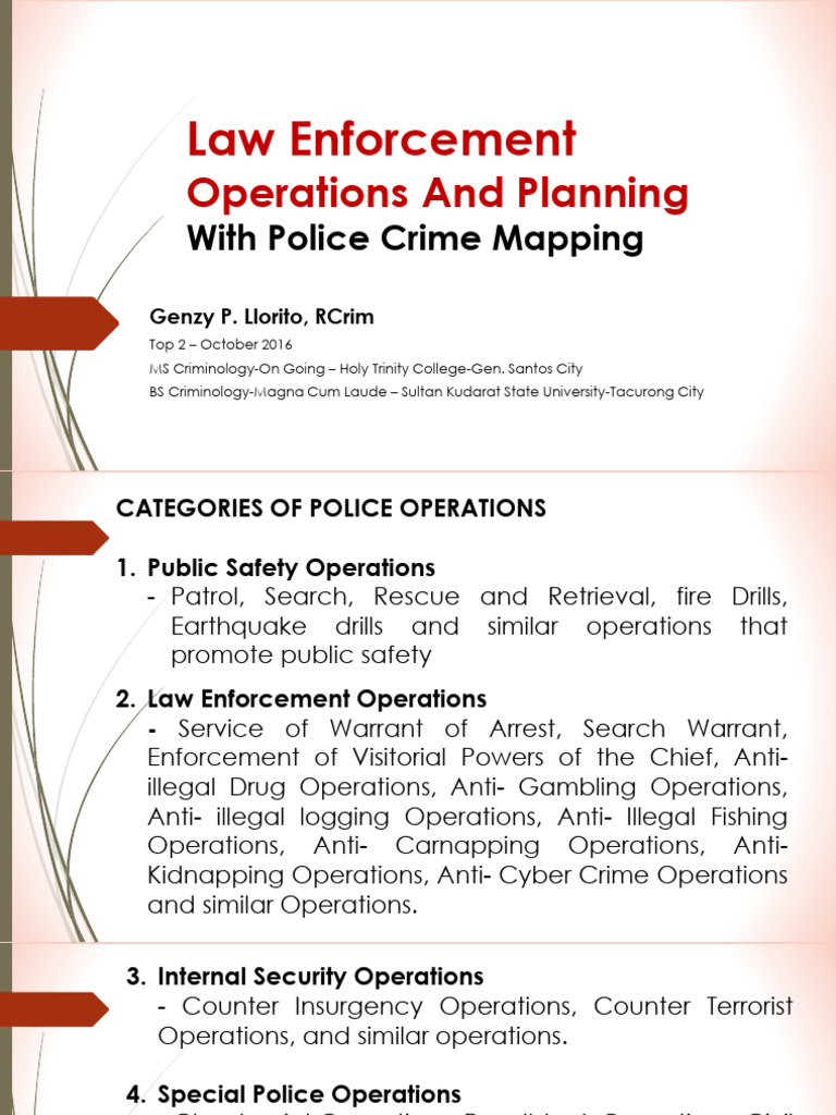 Lea Iv | PDF | Police | Strategic Planning