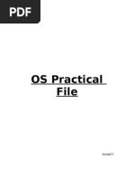20CS2036 - Operating System Lab: Ex. No. 1 | PDF | Computer File | Filename