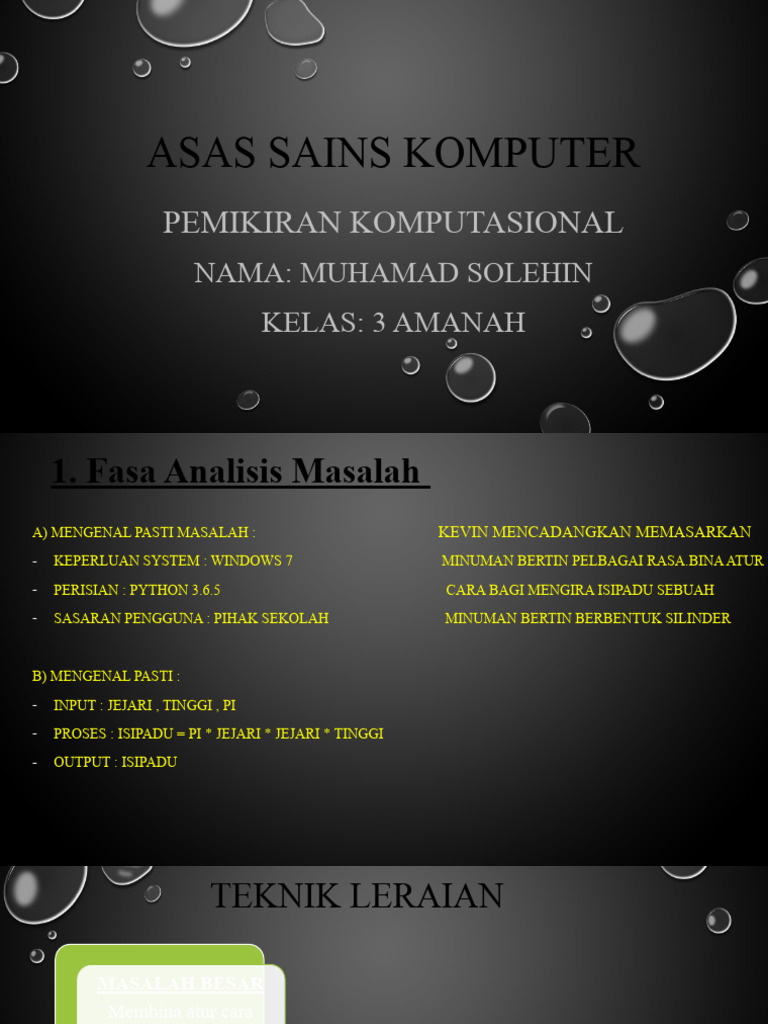 Asas Sains Komputer Sin | PDF
