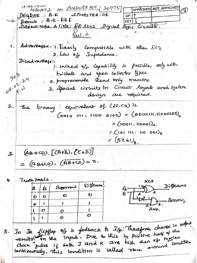 EE3302 DLC NOVDEC2023 Key | PDF