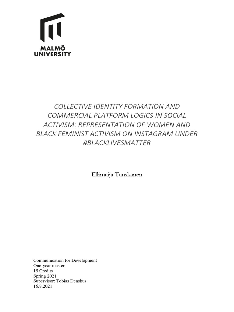 FULLTEXT02 | PDF | Intersectionality | Discourse