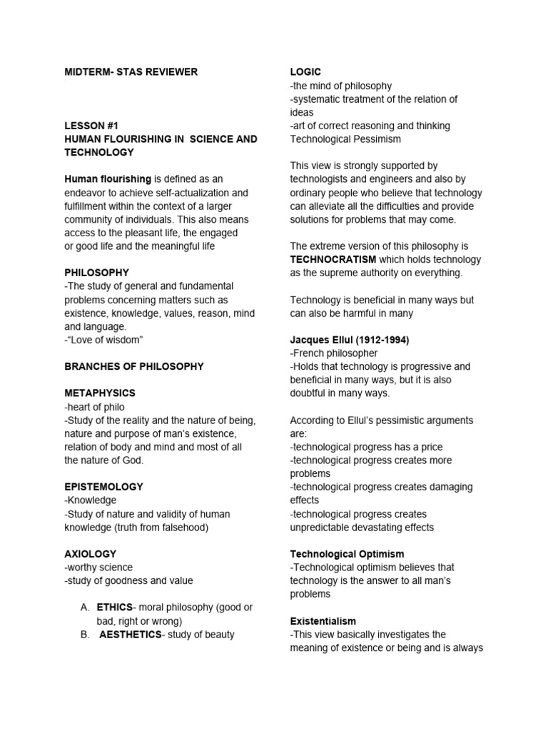 Midterm - Stas Reviewer | PDF | Happiness