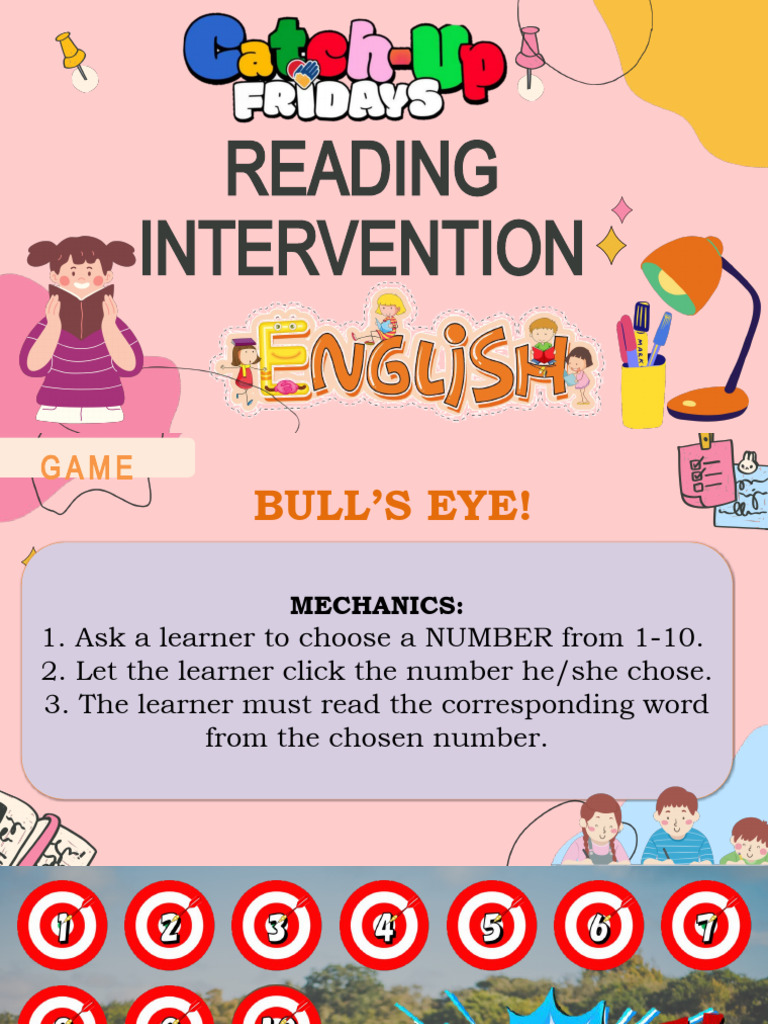 Reading Intervention English March 15 | PDF | Cooking, Food & Wine | Art