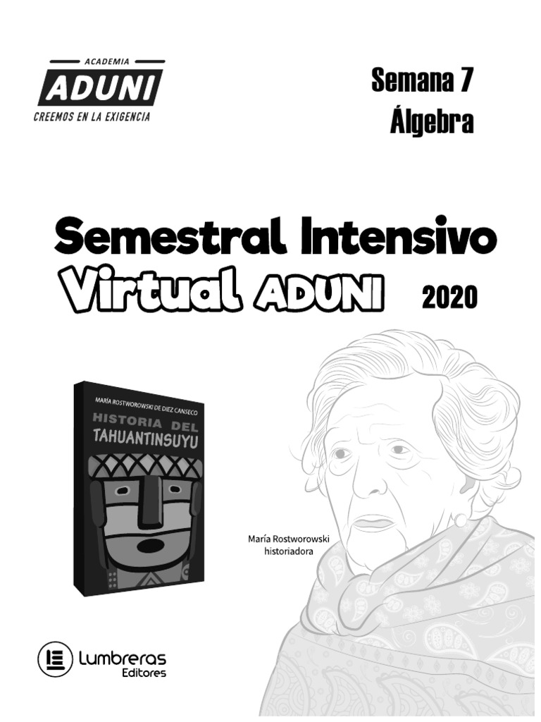 X Sem7 | PDF | Sistema de ecuaciones lineales | Ecuaciones