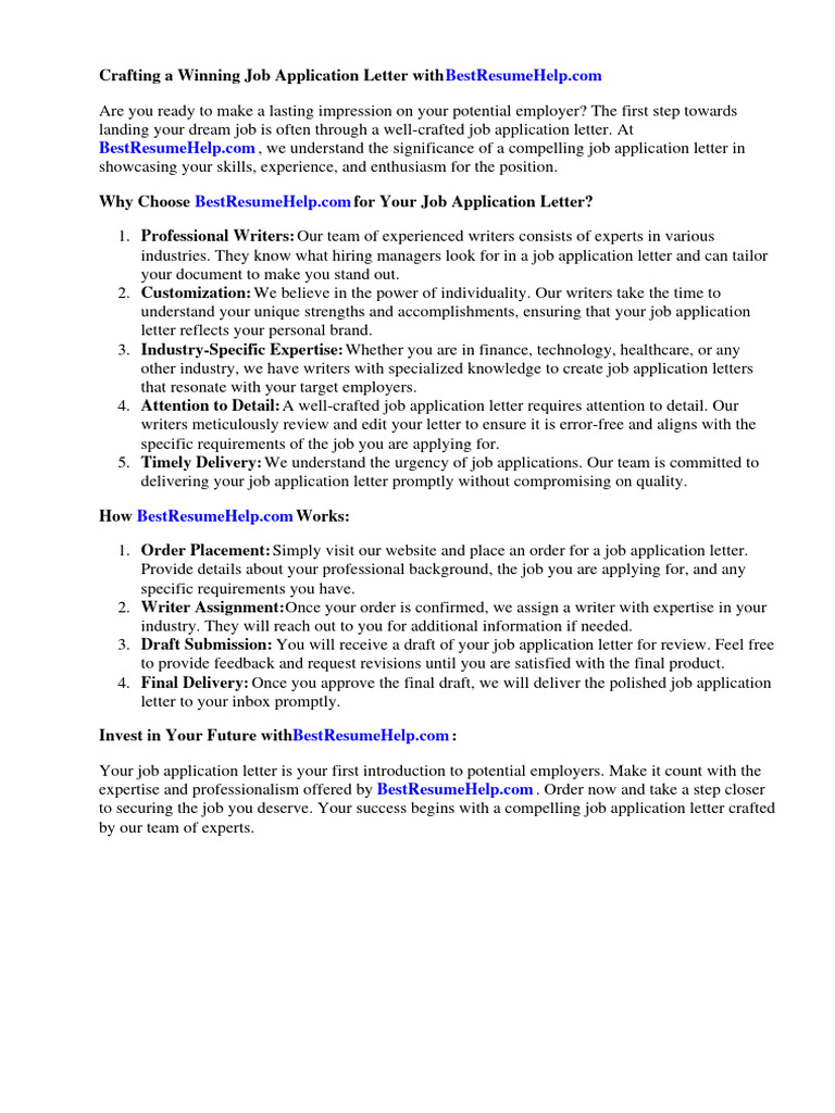 Job Application Letter Sample Word Format | PDF | Résumé | Recruitment