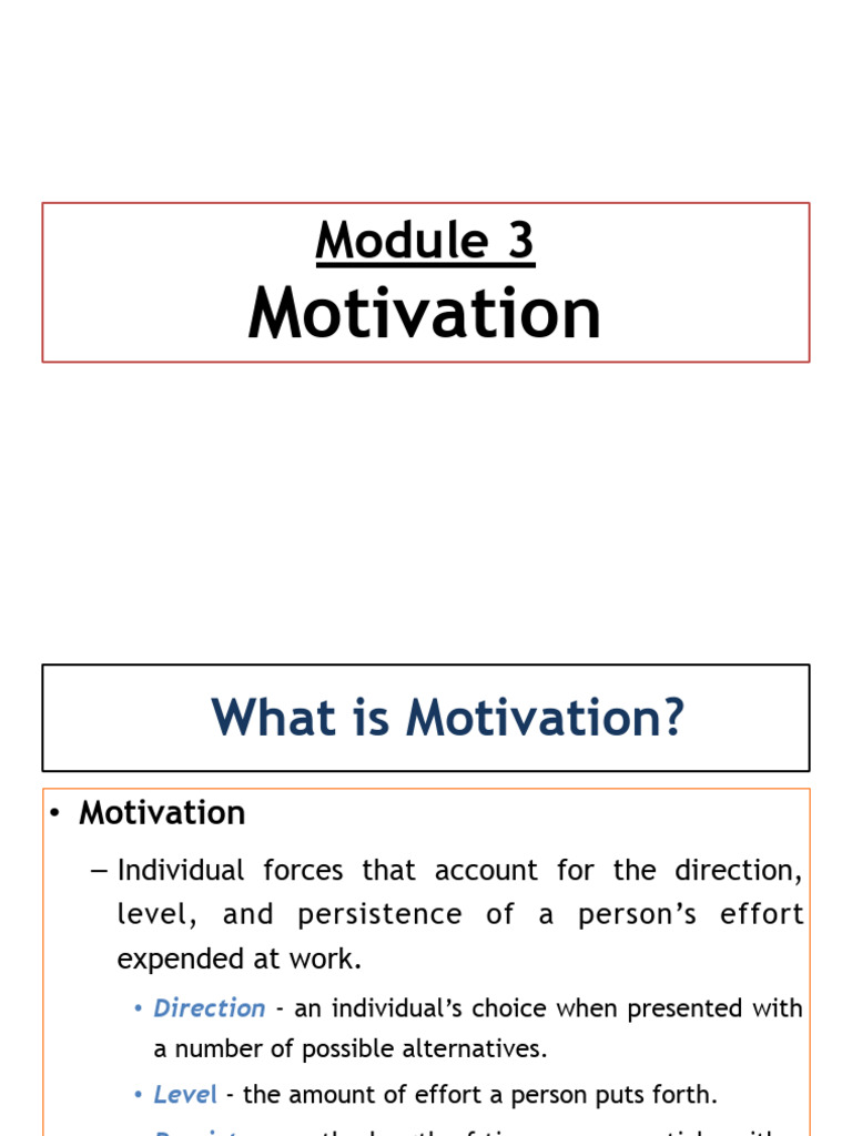 Module 3 OB | PDF