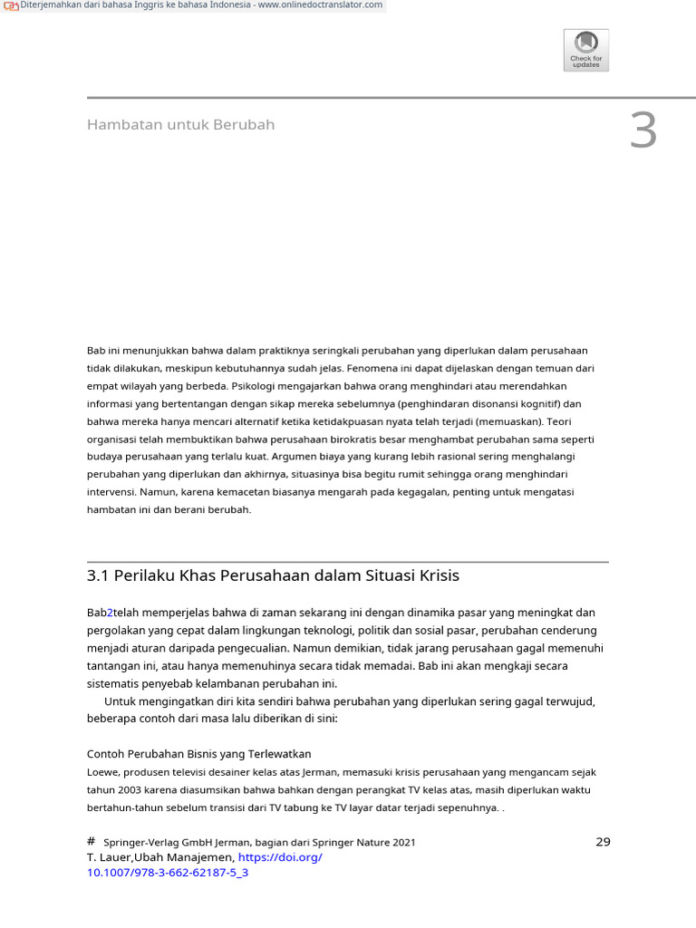 BAB 3-4 Change Management Thomas LAUER - En.id | PDF