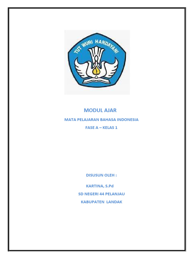 Modul Ajar Bahasa Indonesia - Bab 7 Aku Ingin - Fase A Kelas 1 | PDF