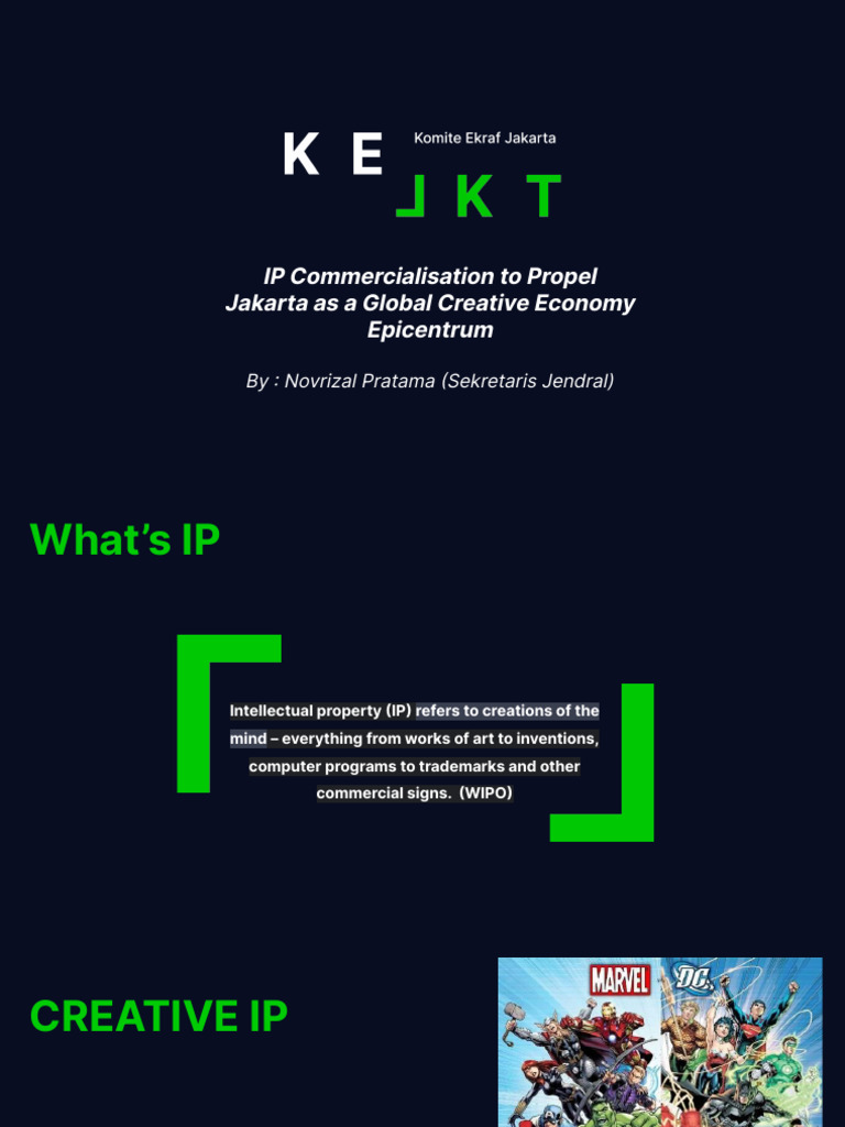 IP Commercialisation To Propel Jakarta As A Global Creative Economy ...