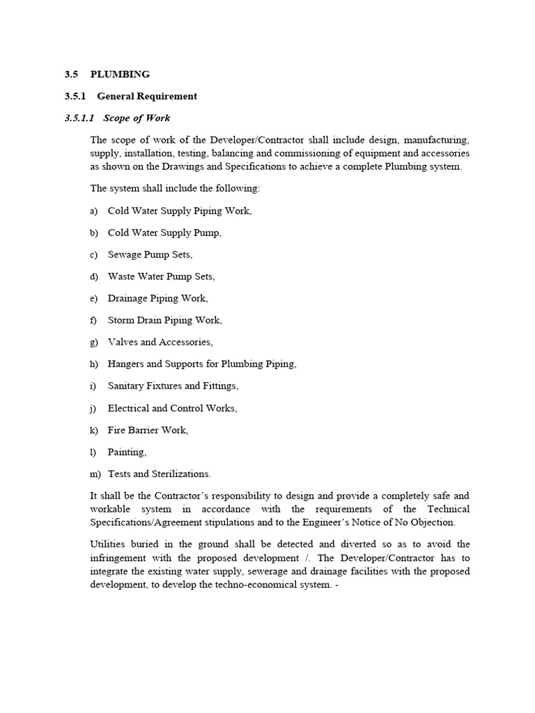 Plumbing System Design and Standards | PDF | Plumbing | Pipe (Fluid ...