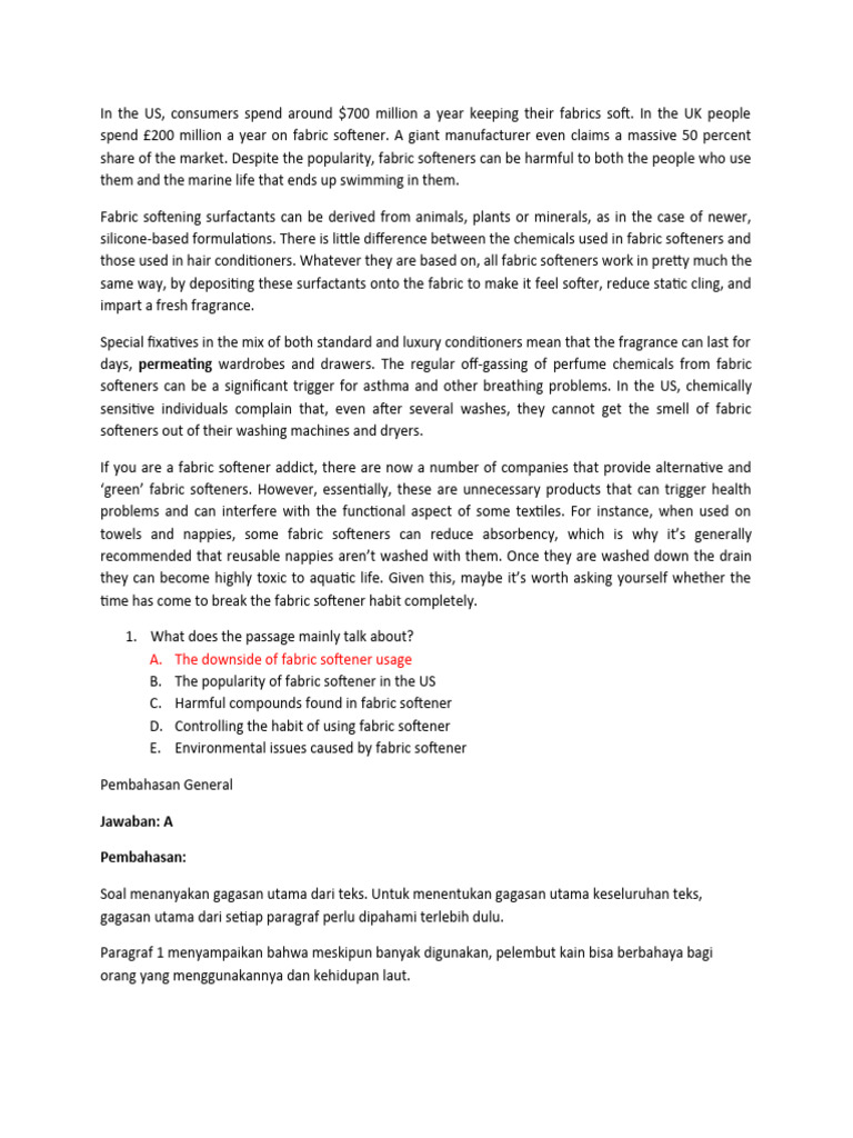 pembahasan TO 9 Eduka Literasi bahasa inggris | PDF