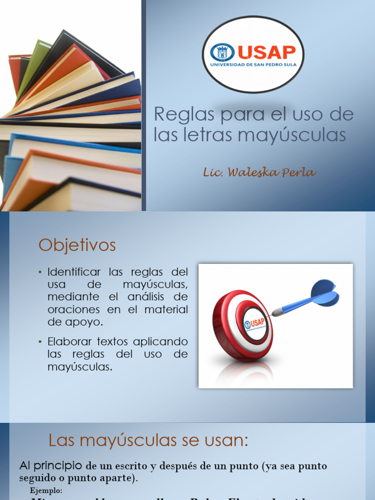 Tema#9 Reglas Para El Uso de Las Letras Mayúsculas.usap PDF | PDF