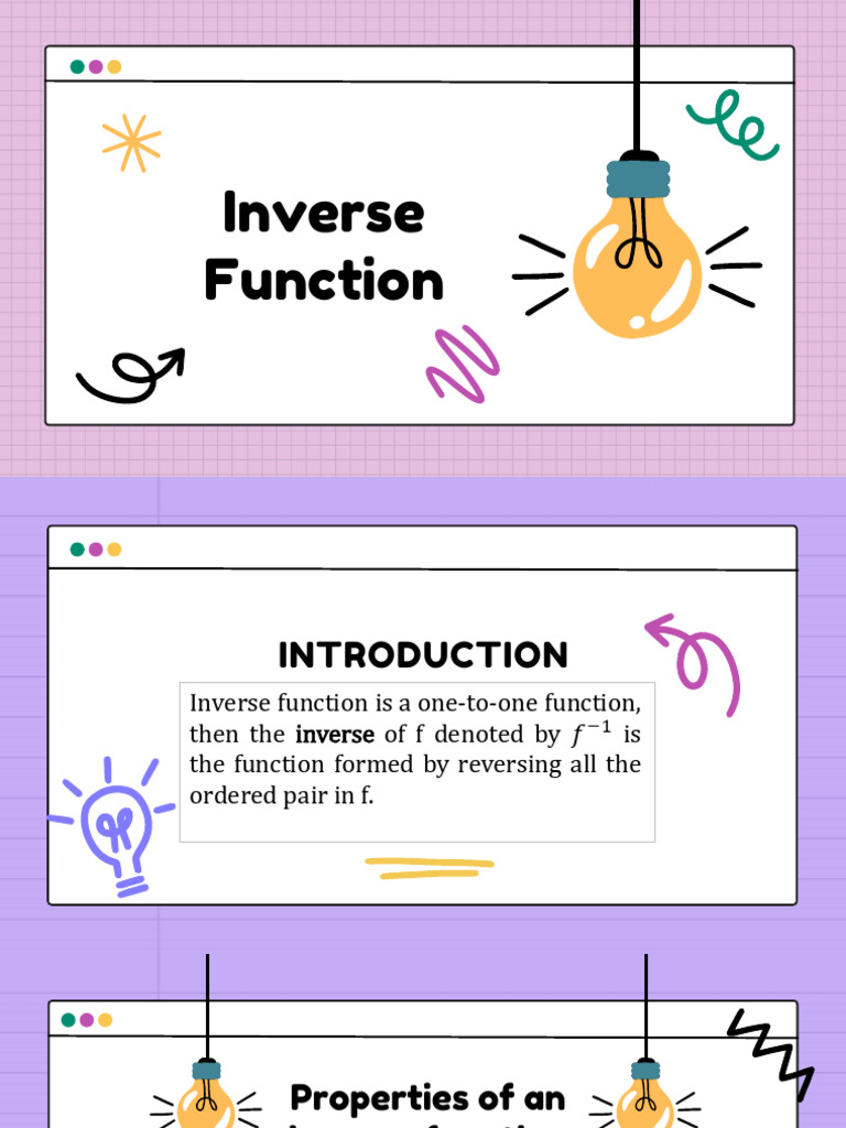 Inverse Functions and Rational Functions Guide | PDF | Function ...