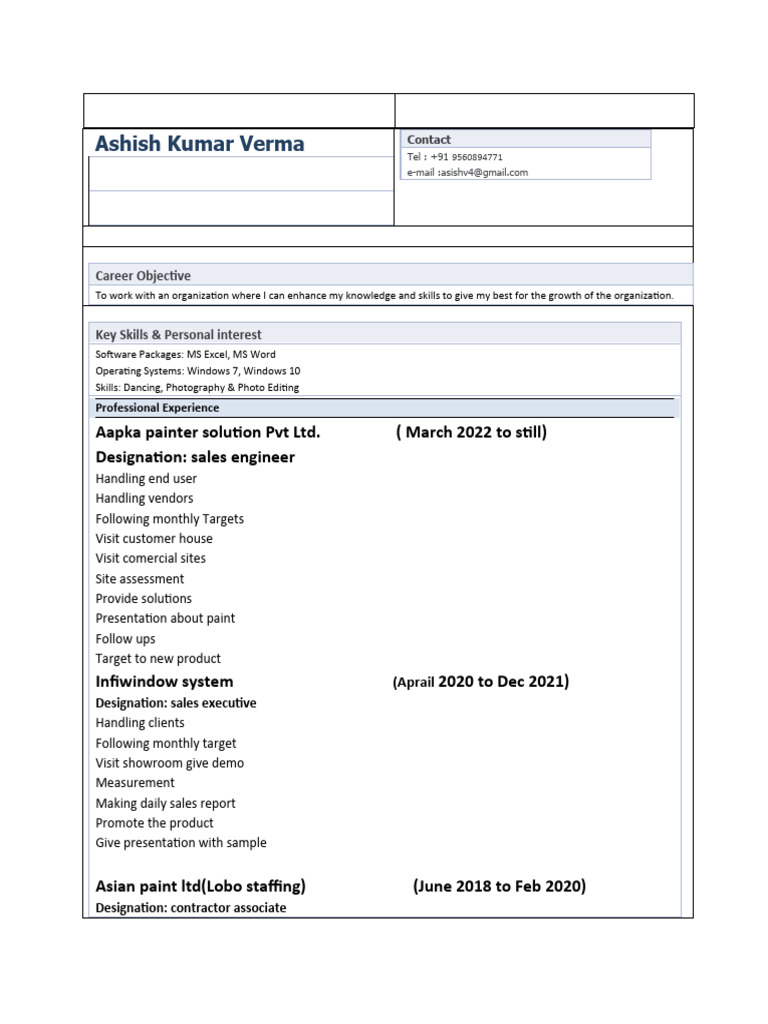 Ashish Verma | PDF | Business | Computing