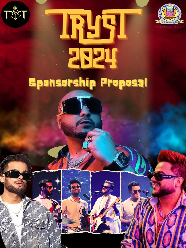 TRYST'24 Sponsor Proposal | PDF | Advertising | Marketing