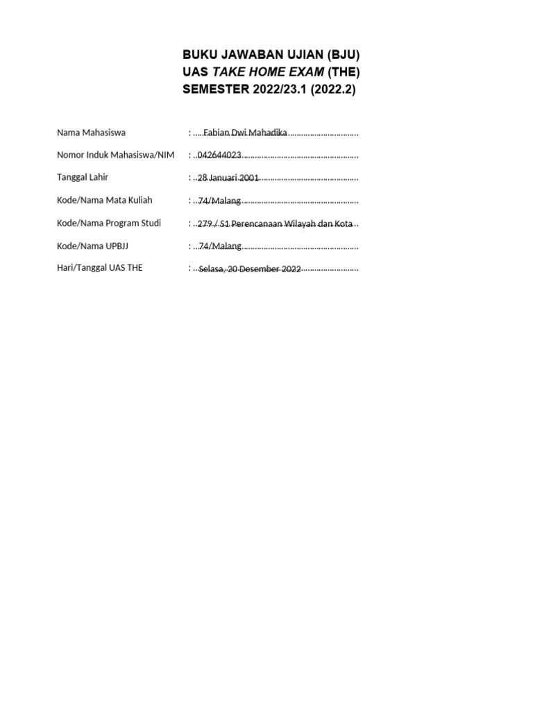 PWKL4304 Studio Perencanaan Kota | PDF | Seni