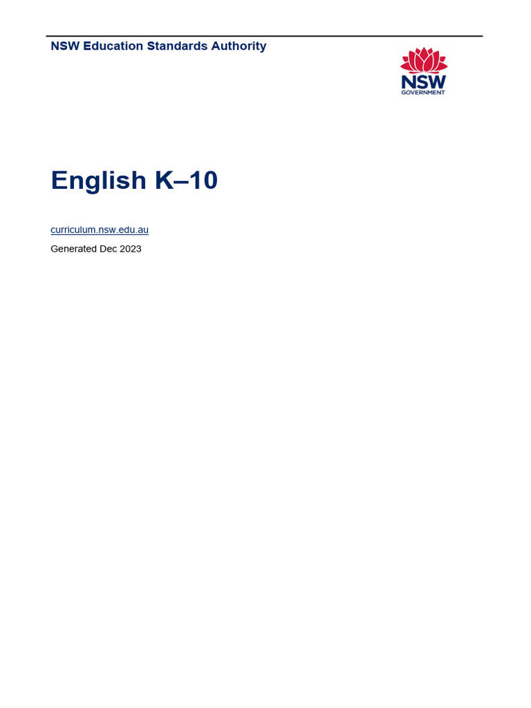 Early Stage 1 | PDF