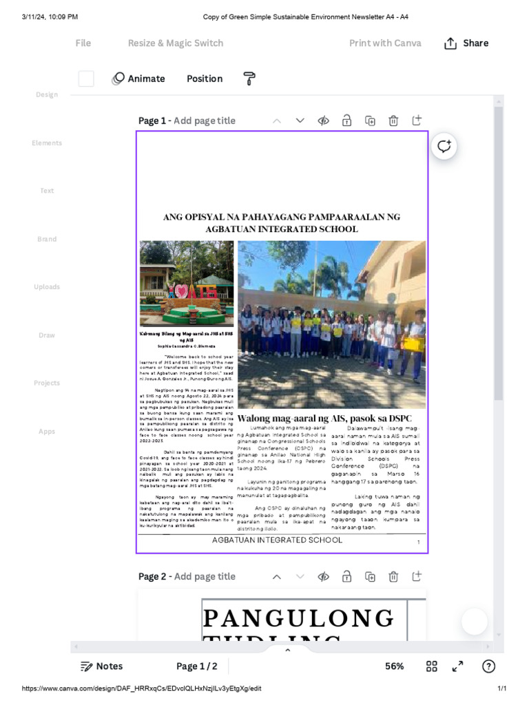 Unfinished Sample of School Paper | PDF