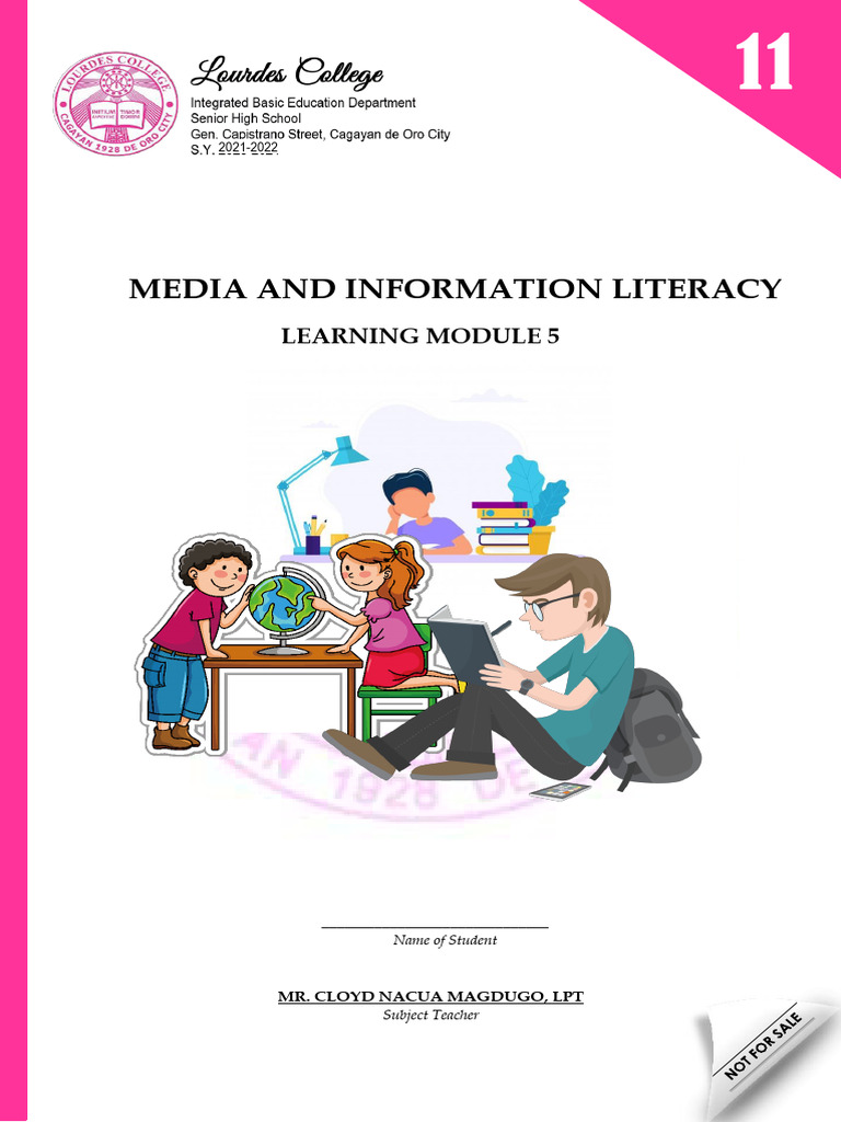 Media and Information Literacy | PDF | Mass Media | Information