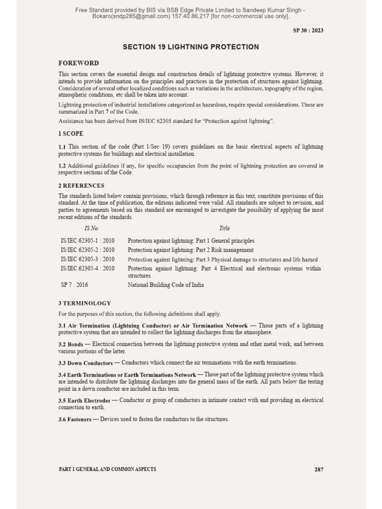 Lightning Protection System Guidelines | PDF | Technology & Engineering