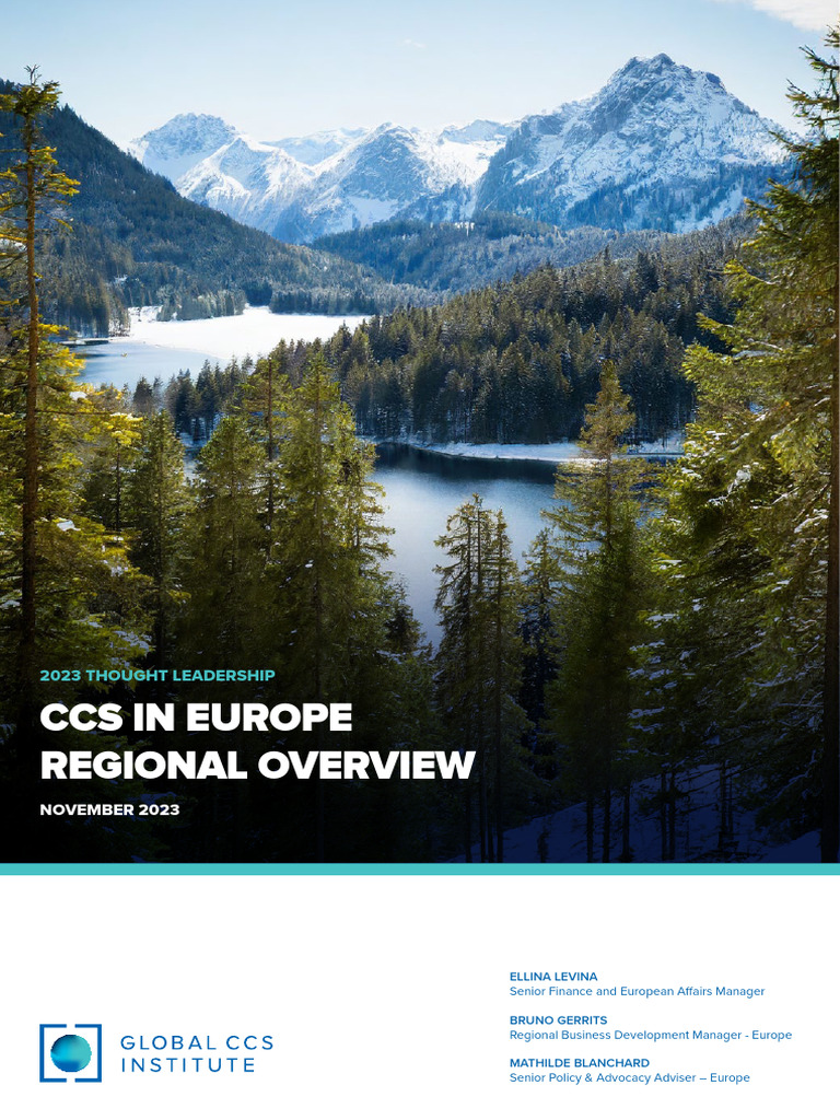 CCS in Europe Regional Overview Global CCS Institute PDF | Download Free PDF | Carbon Capture ...