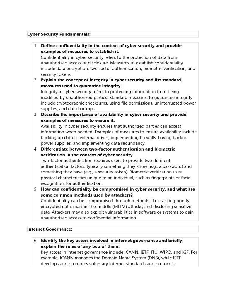 Cyber Security Fundamentals | PDF | Security | Computer Security