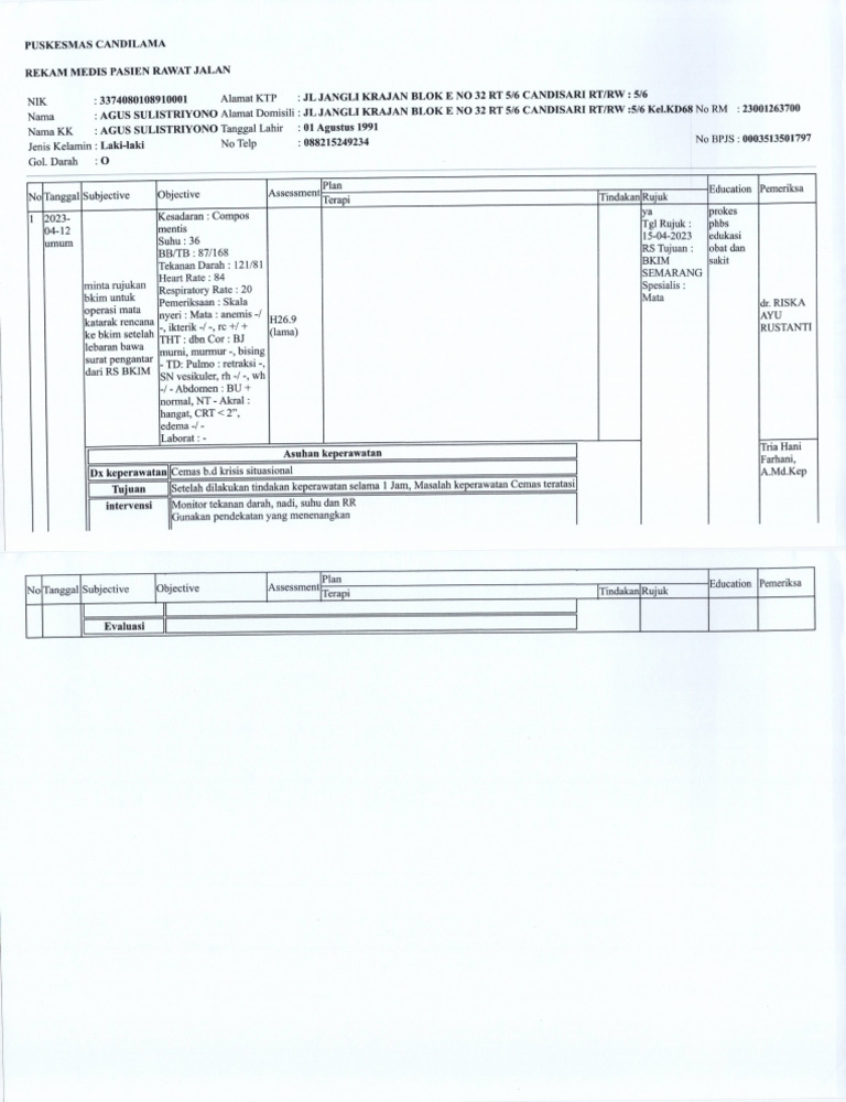 Bukti Resume Rekam Medis | PDF