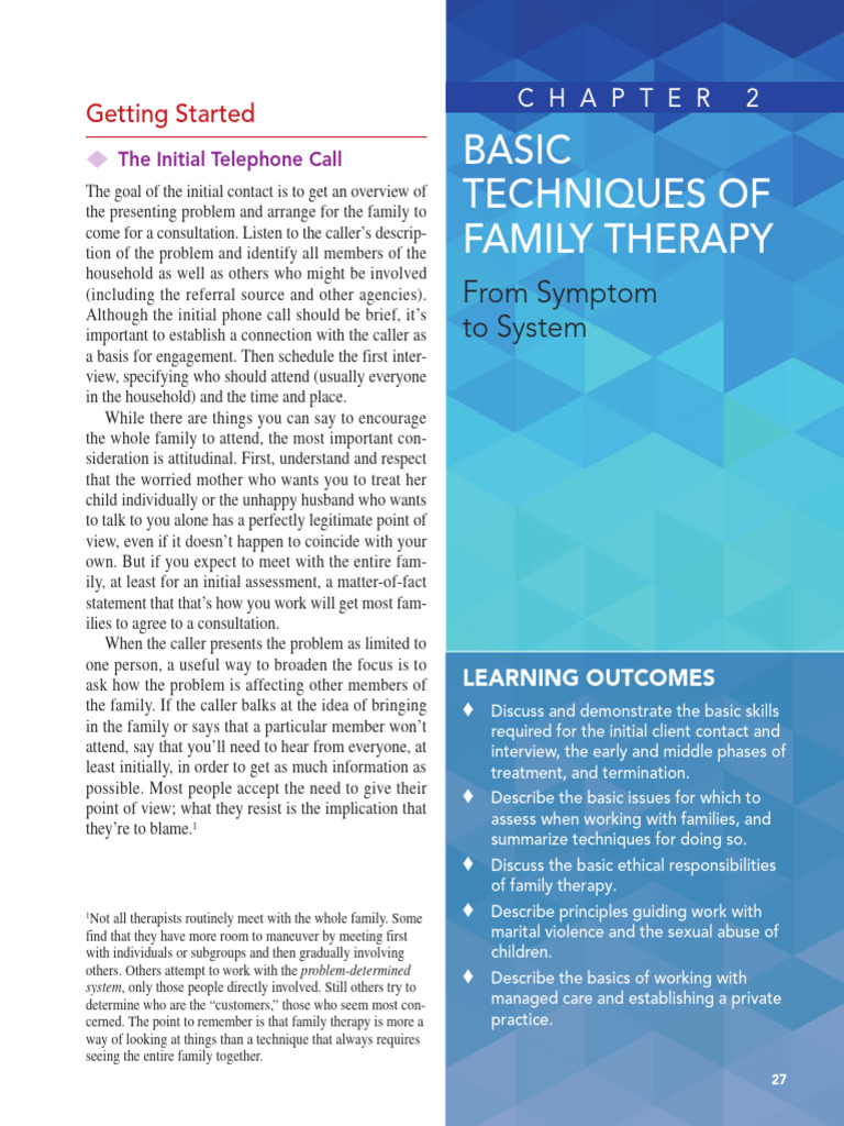 Fam COMPILATION | PDF | Psychotherapy | Family Therapy